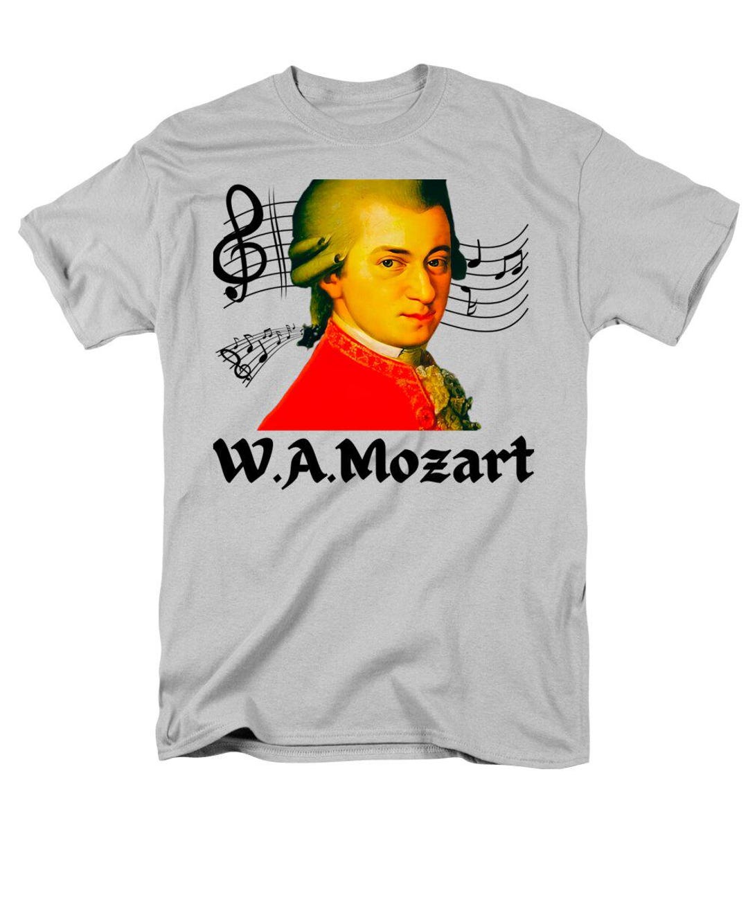 Wolfgang Amadeus Mozart High-end T-shirt S-4XL Masters of Classical ...