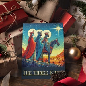 The Three Kings Holy Bible Saints New Frameable Greeting Cards 5X7 ...
