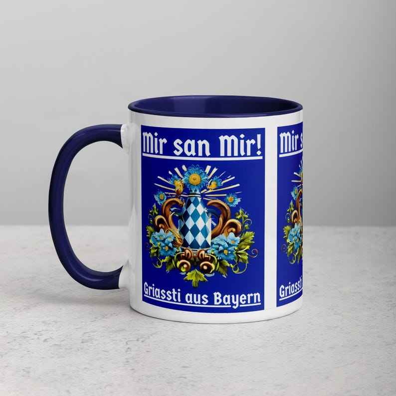 Mir San Mir: Bavarian Pride Mug 11oz Greetings From Bavaria Perfect ...