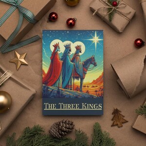 The Three Kings Holy Bible Saints New Frameable Greeting Cards 5X7 ...