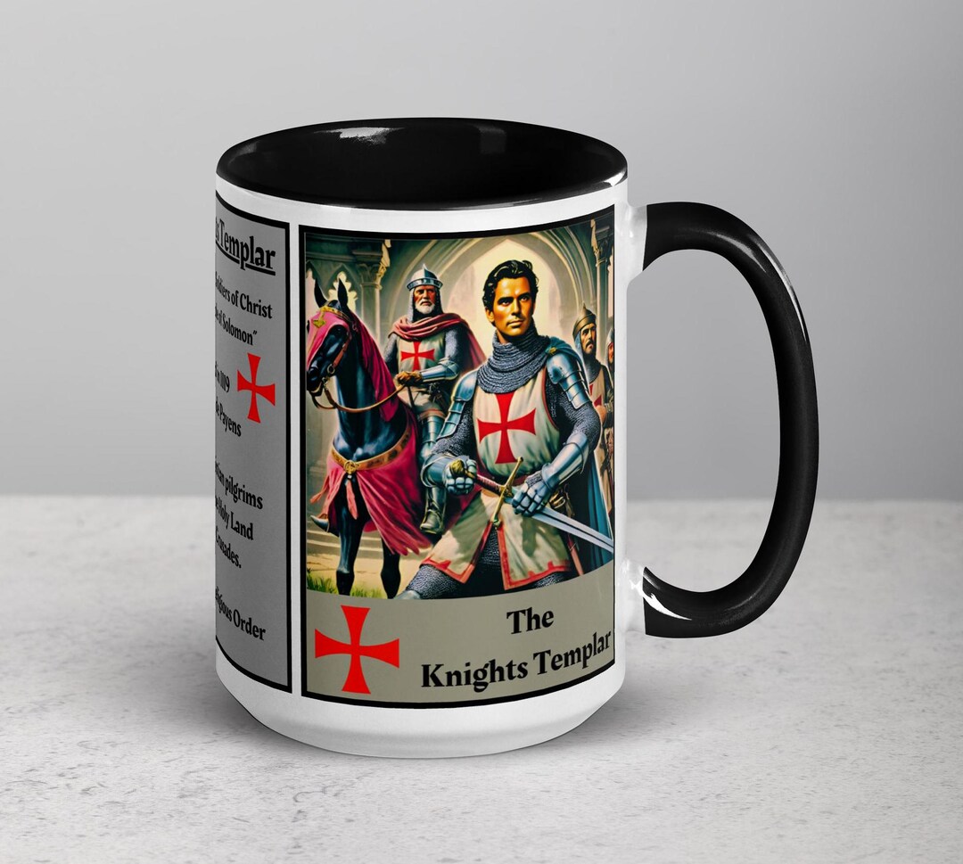 The Knights Templar: 15oz Coffee Mug (443.60ml) Premium High-quality ...