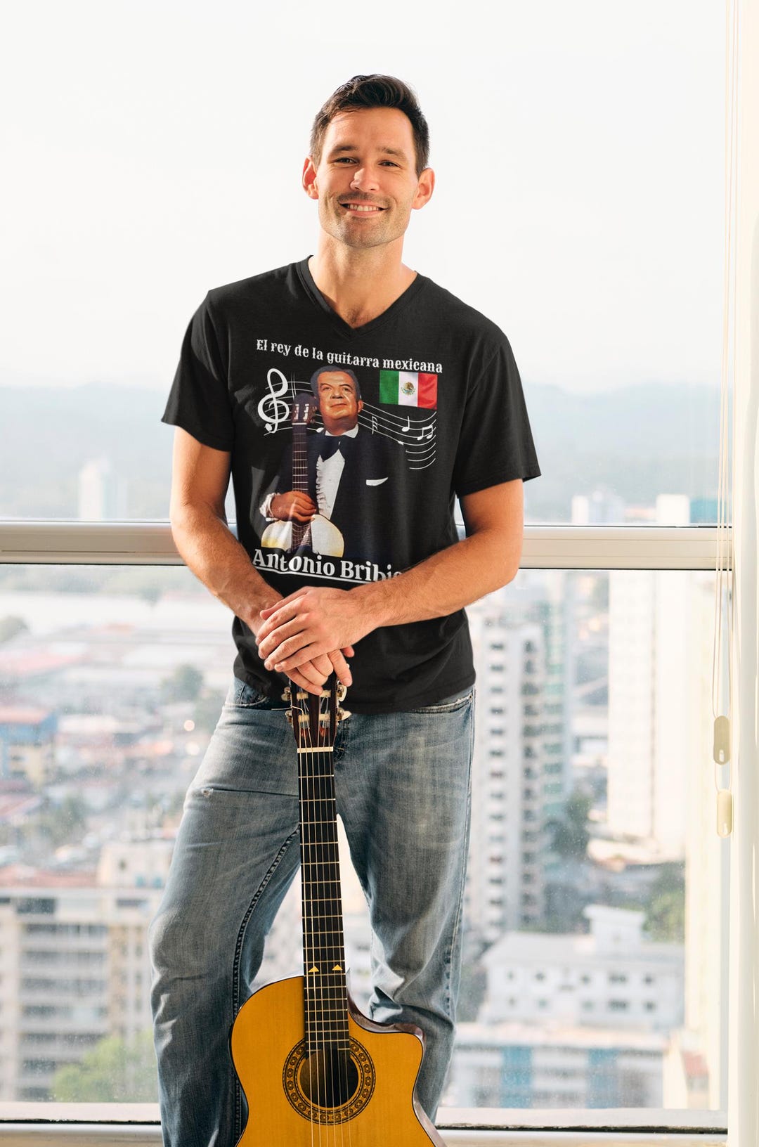 Antonio Bribiesca the King of the Mexican Guitar Tribute T-shirt S-4XL ...