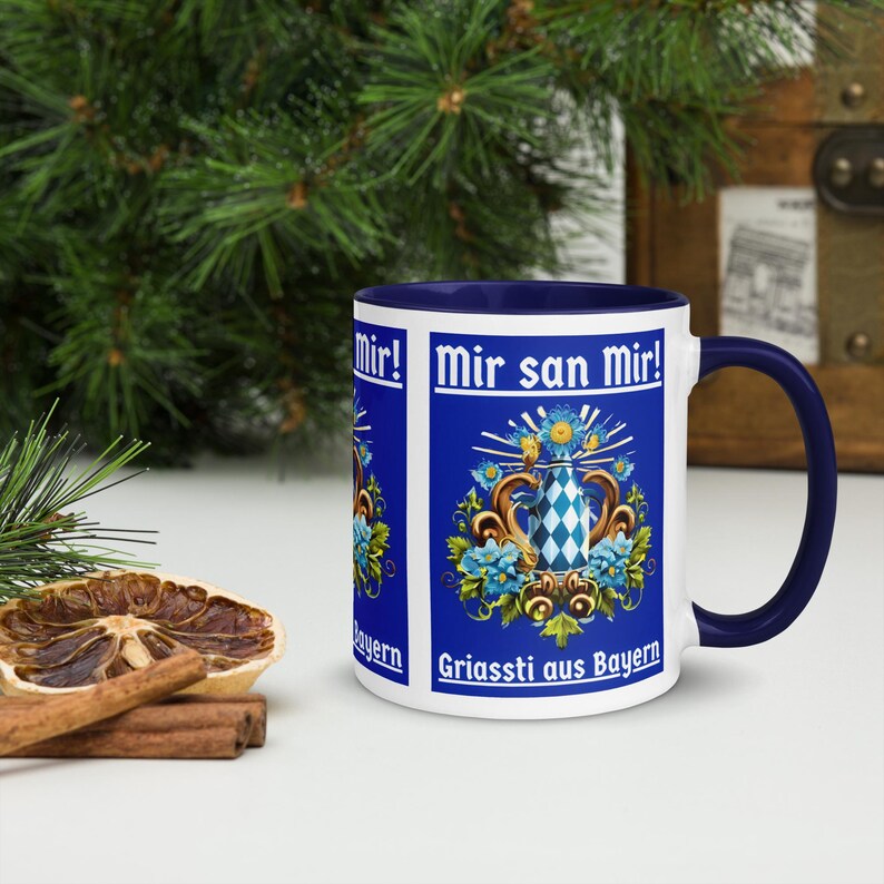 Mir San Mir: Bavarian Pride Mug 11oz Greetings From Bavaria Perfect ...
