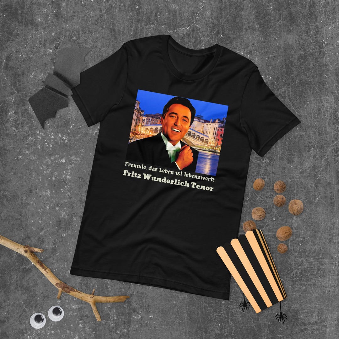 Fritz Wunderlich German Opera Singer Lyric Tenor Premium T-shirt S-4XL ...
