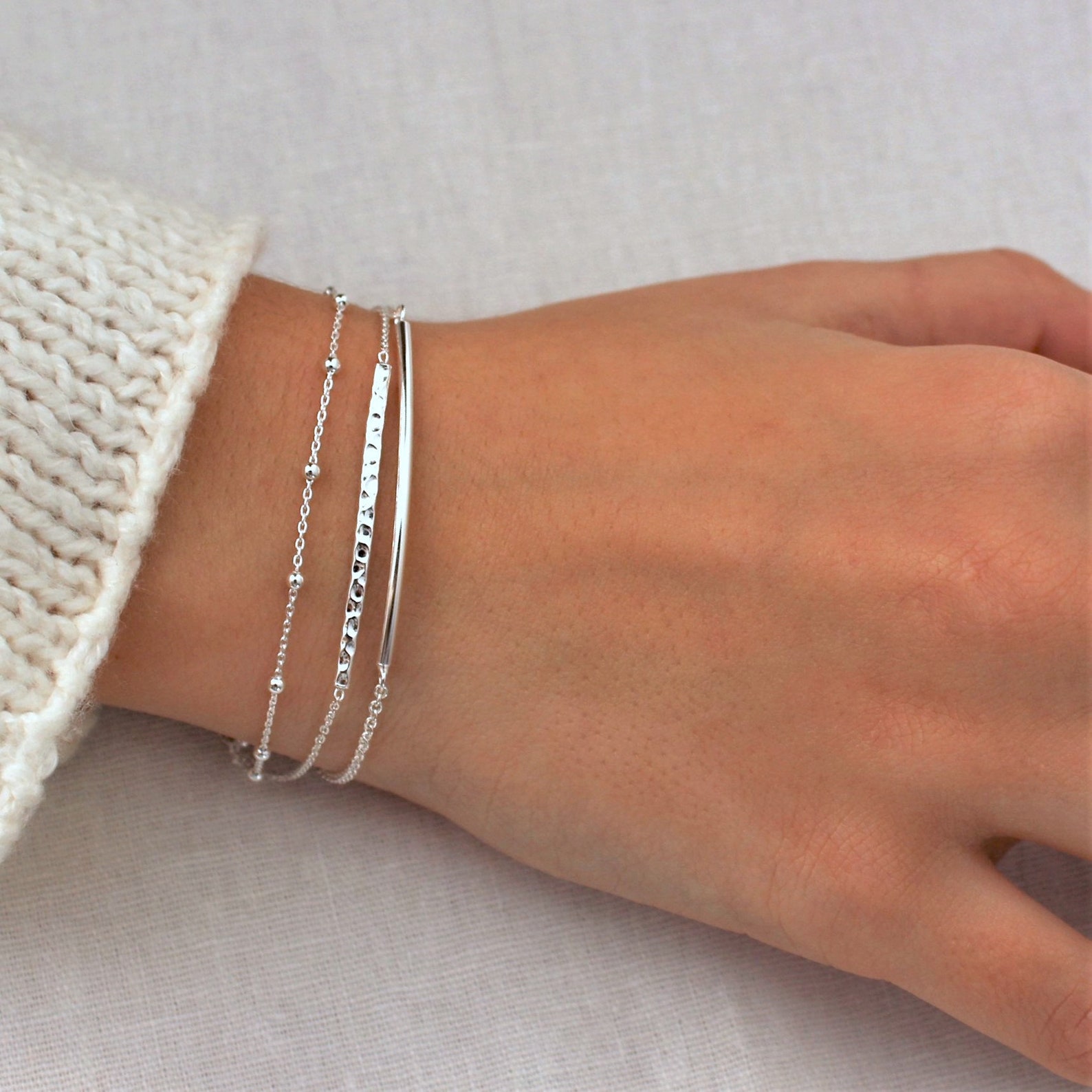 Sterling Silver Bracelet Sterling Silver Bracelet for Women - Etsy Australia