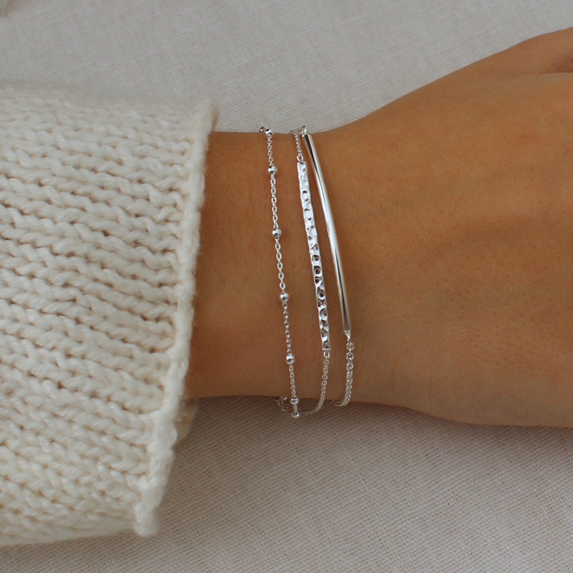 Sterling Silver Bracelet Sterling Silver Bracelet for Women - Etsy ...
