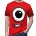 Number One Red Blocks Costume, 1 Block Face Cosplay, Num Characters ...