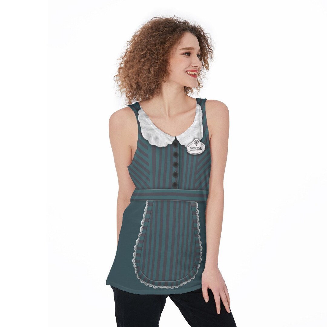 Haunted Mansion Maid Tank Top, Unisex Disney Cast Member Costume ...