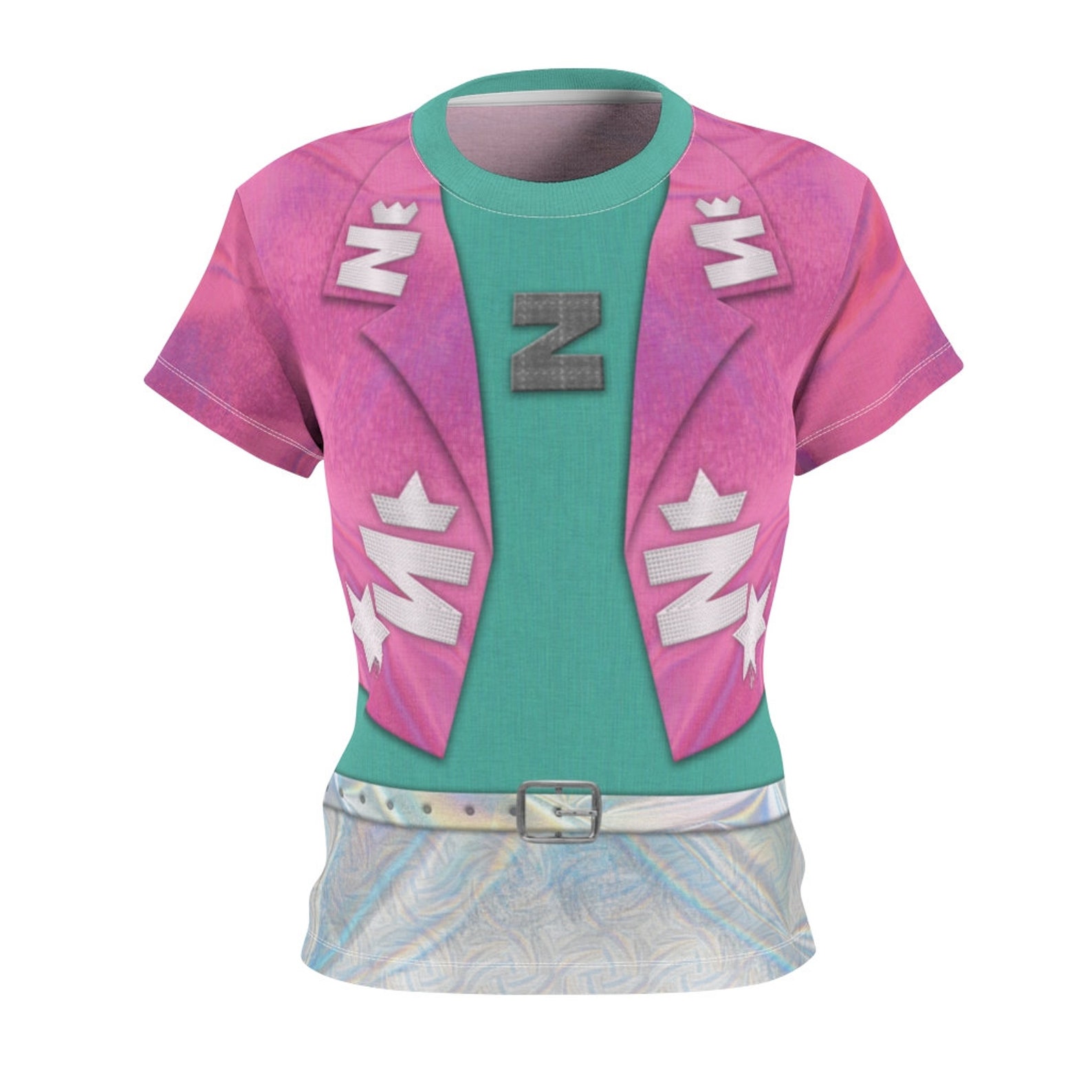 Zenon Costume Zenon Kar Turquoise and Pink Women Shirt Girl - Etsy