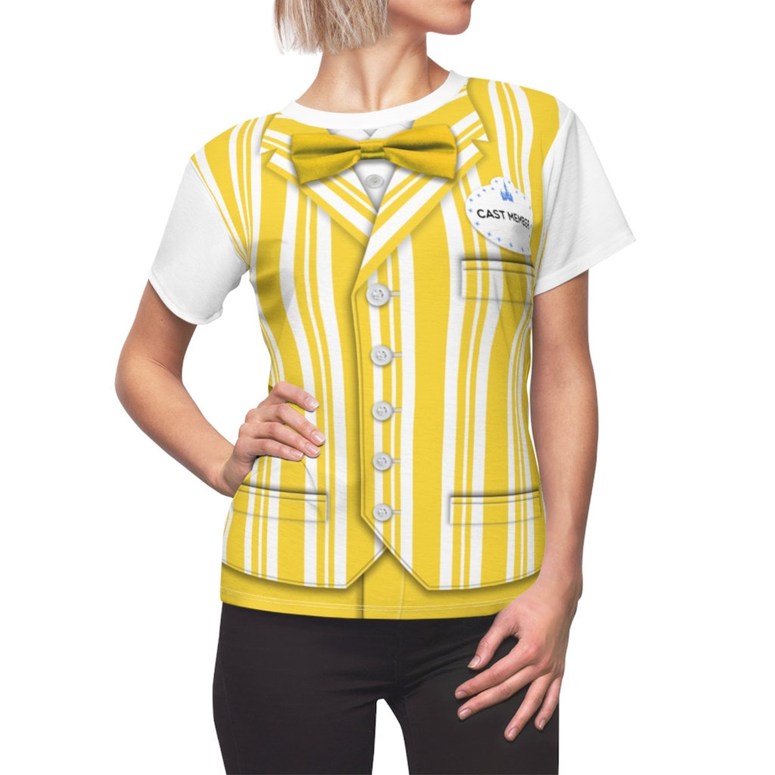 Yellow Dapper Dan Women Shirt the Dapper Dans Costumewalt - Etsy