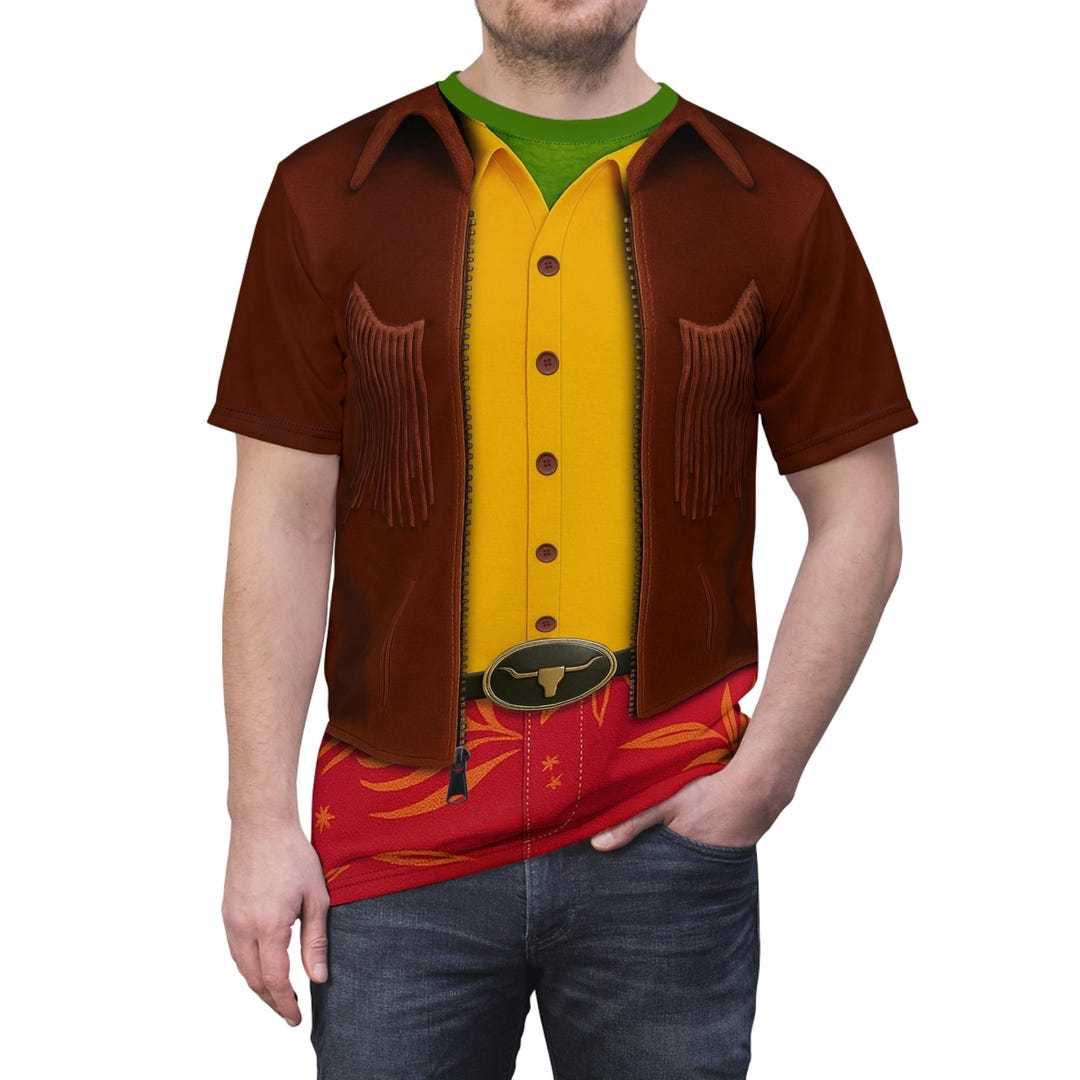 Zootopia 2 Costume, Jesús Green Lizard Shirt, Cowboy Outfit, Animal ...