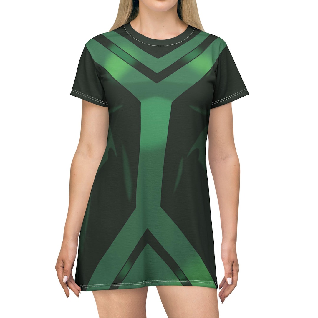 Lorna Dane Short Sleeve Dress, X-men Cosplay, Marvel Fan Apparel, Comic ...