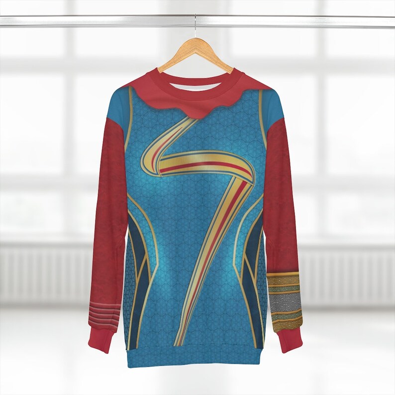 Ms. Marvel Long Sleeves Shirt Ms. Marvel Costume Marvel - Etsy