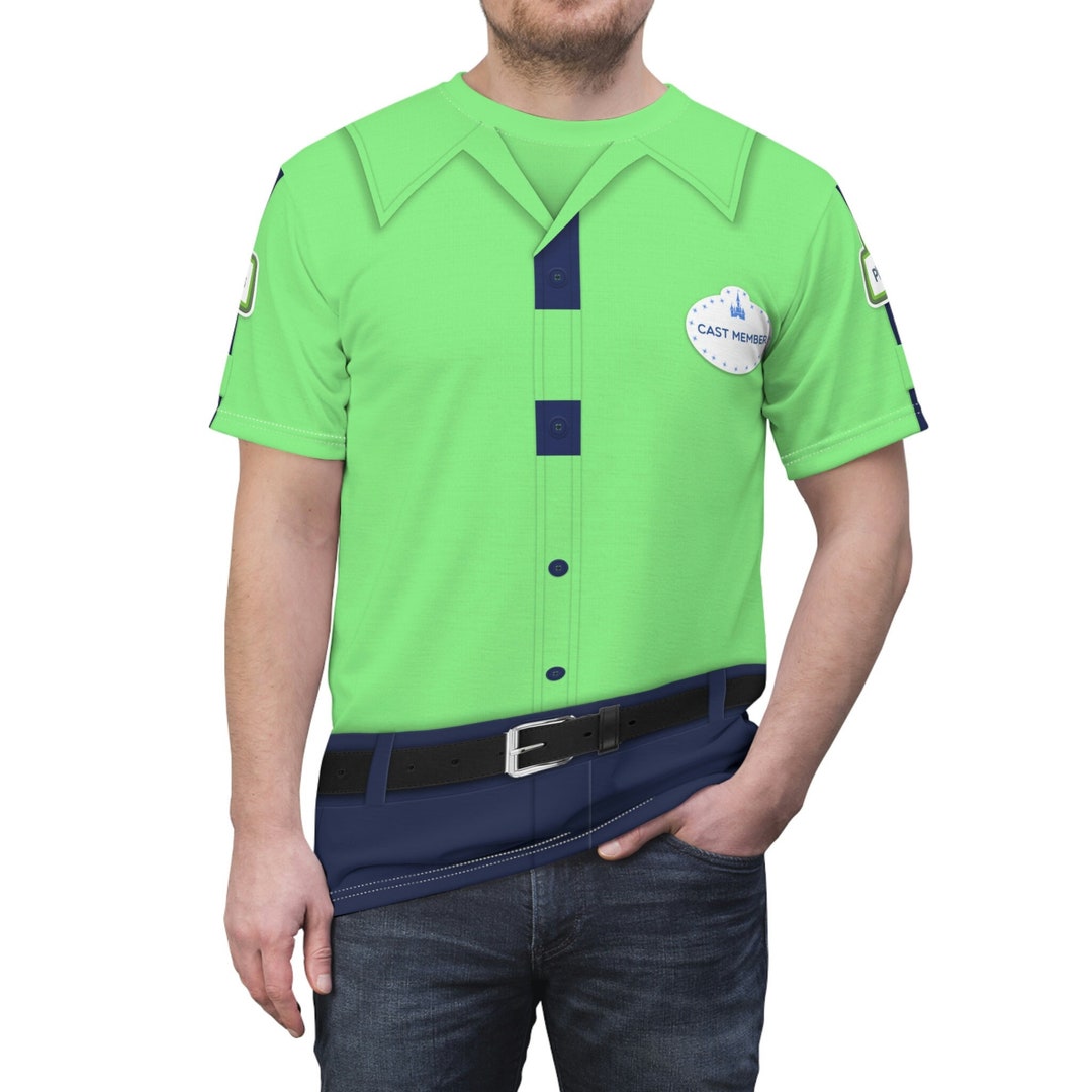Photopass Cast Member Green Uniforms Shirt, Disney World Cast Member ...