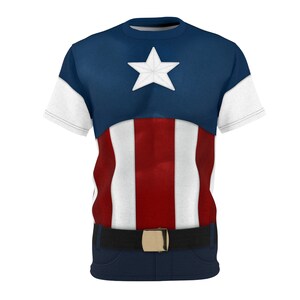 Captain America Stars and Stripes USO Uniform Shirt, the First Avenger ...