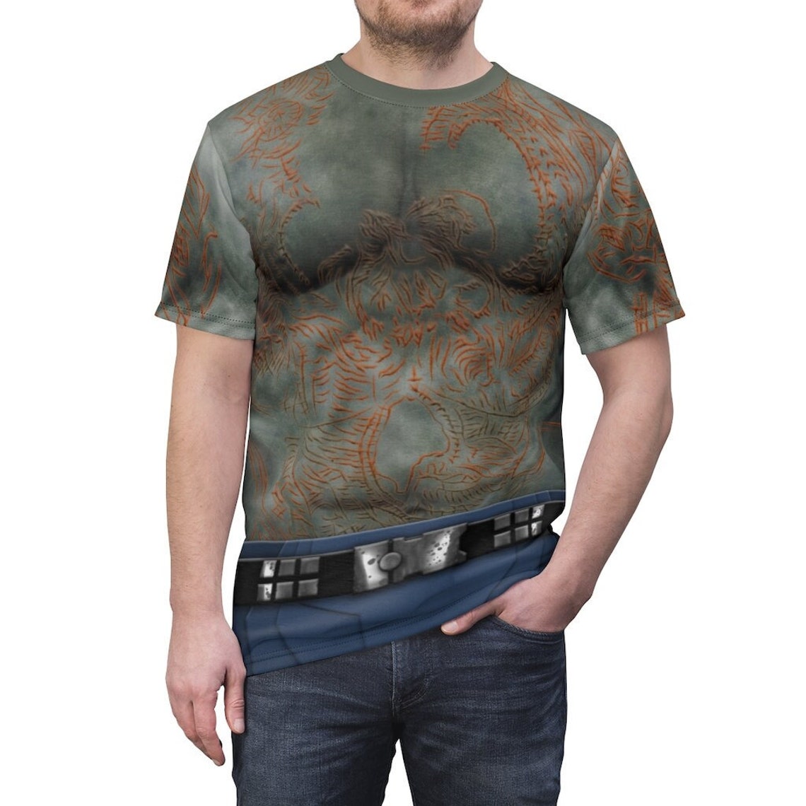 Drax Shirt Guardians of the Galaxy Costume Drax Cosplay - Etsy