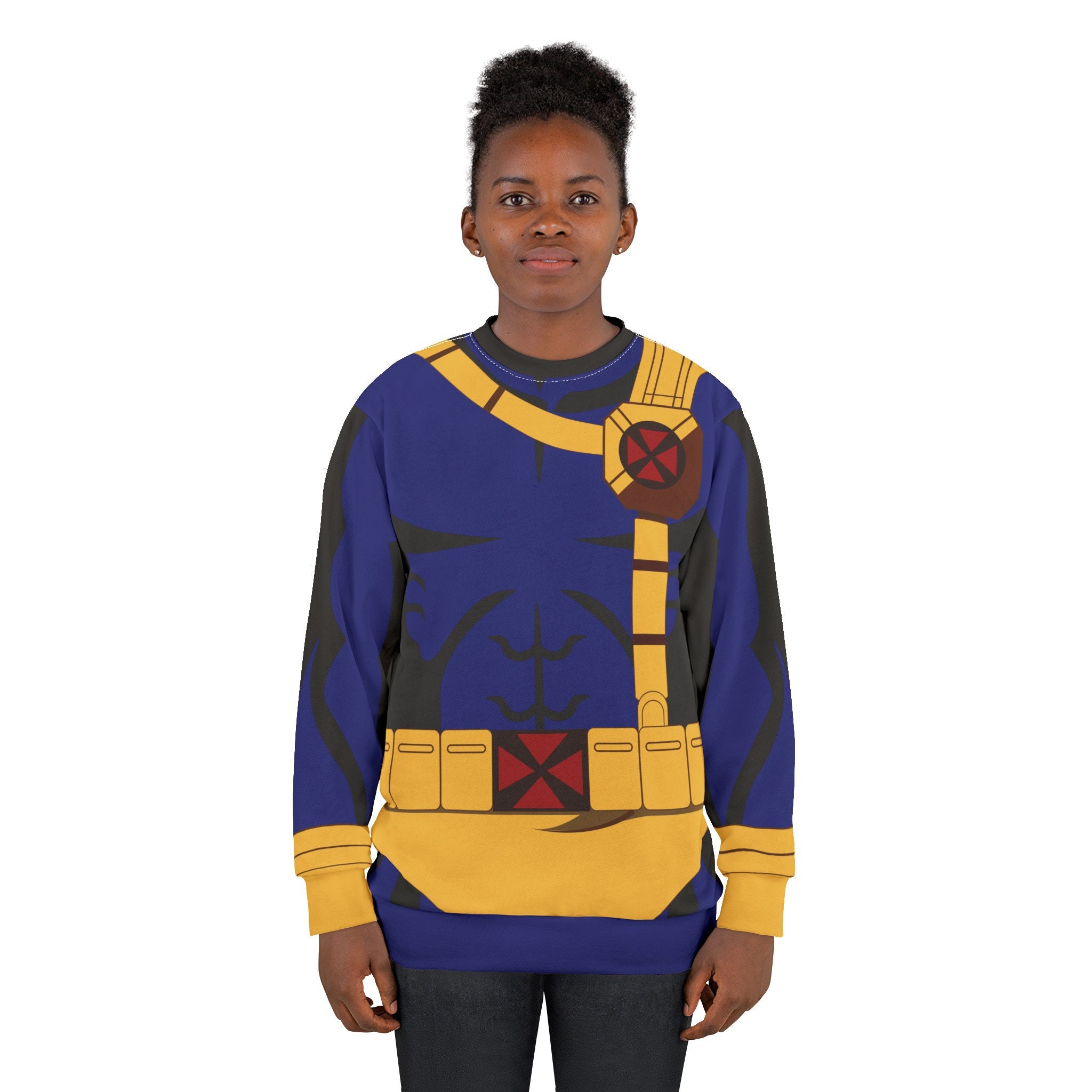 Cyclops Long Sleeve Shirt, Mutant Human Costume, Scott Summers Cosplay ...
