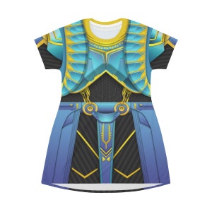 Aneka Midnight Angel Armor Dress Wakanda Forever Costume - Etsy