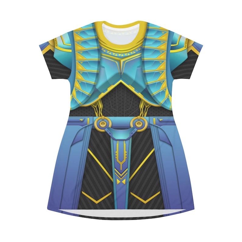 Aneka Midnight Angel Armor Dress Wakanda Forever Costume - Etsy