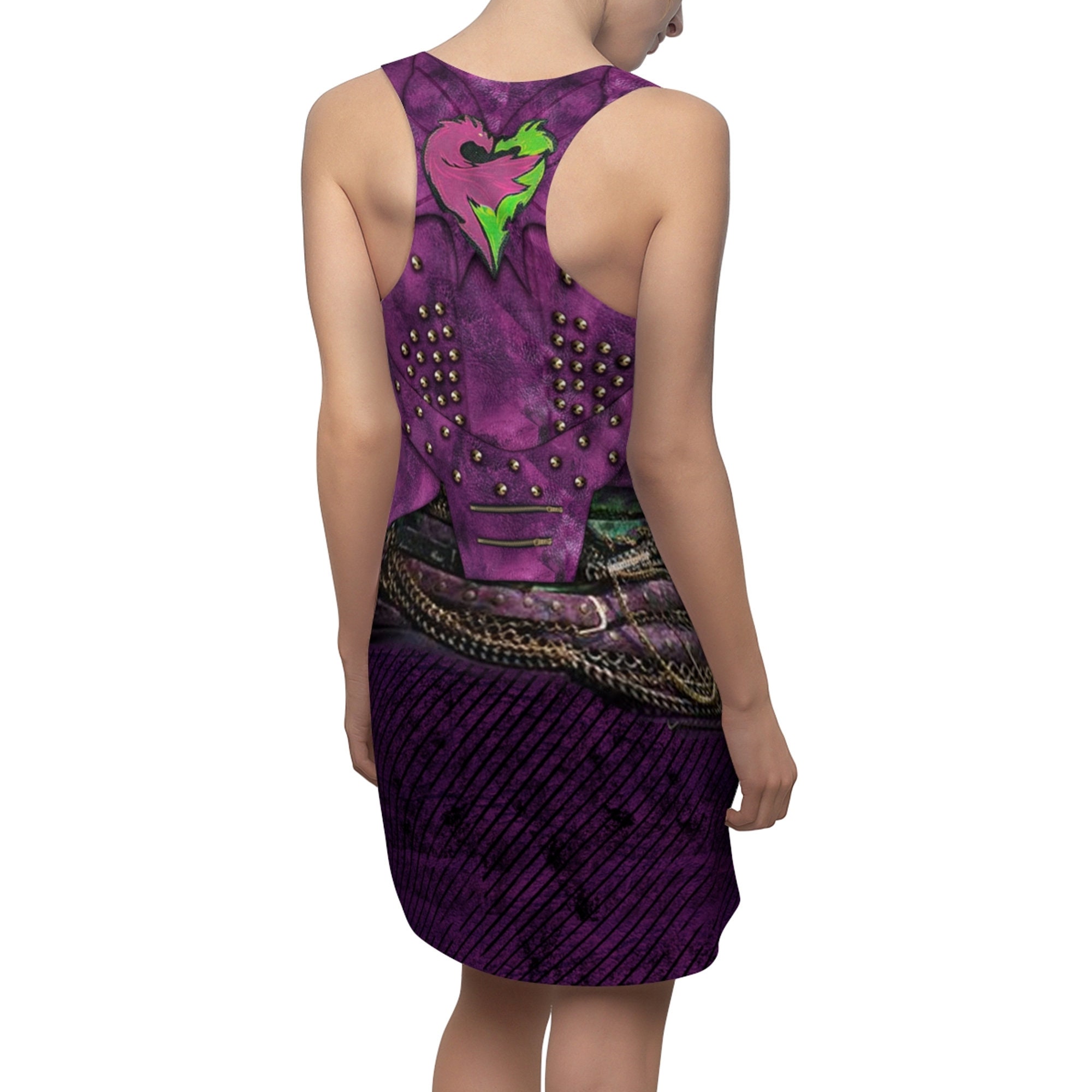 Descendants 2 Costume Mal Dress Mal Descendants Birthday - Etsy