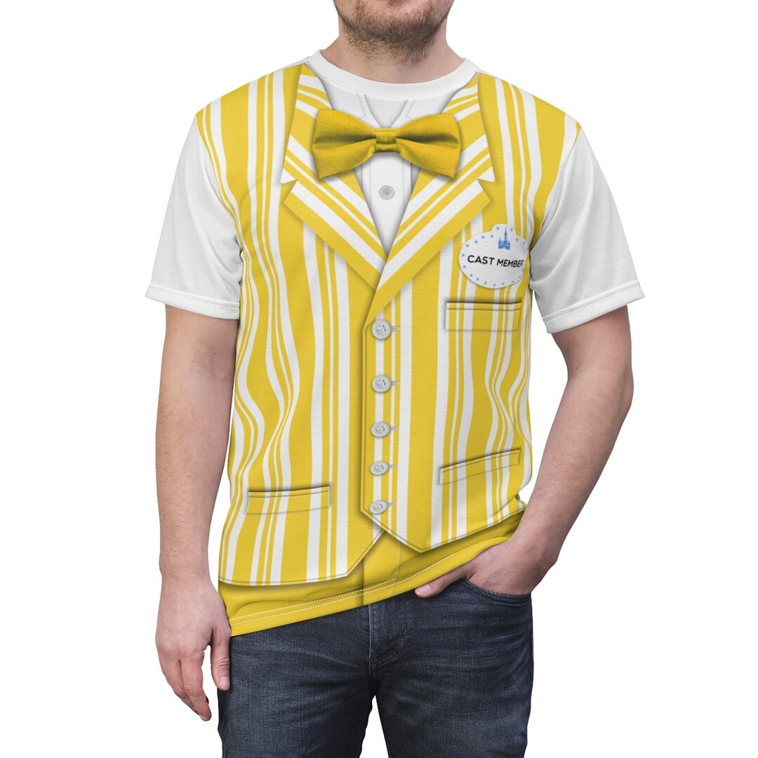 Yellow Dapper Dan Shirt, the Dapper Dans Costume, Walt Disney World ...