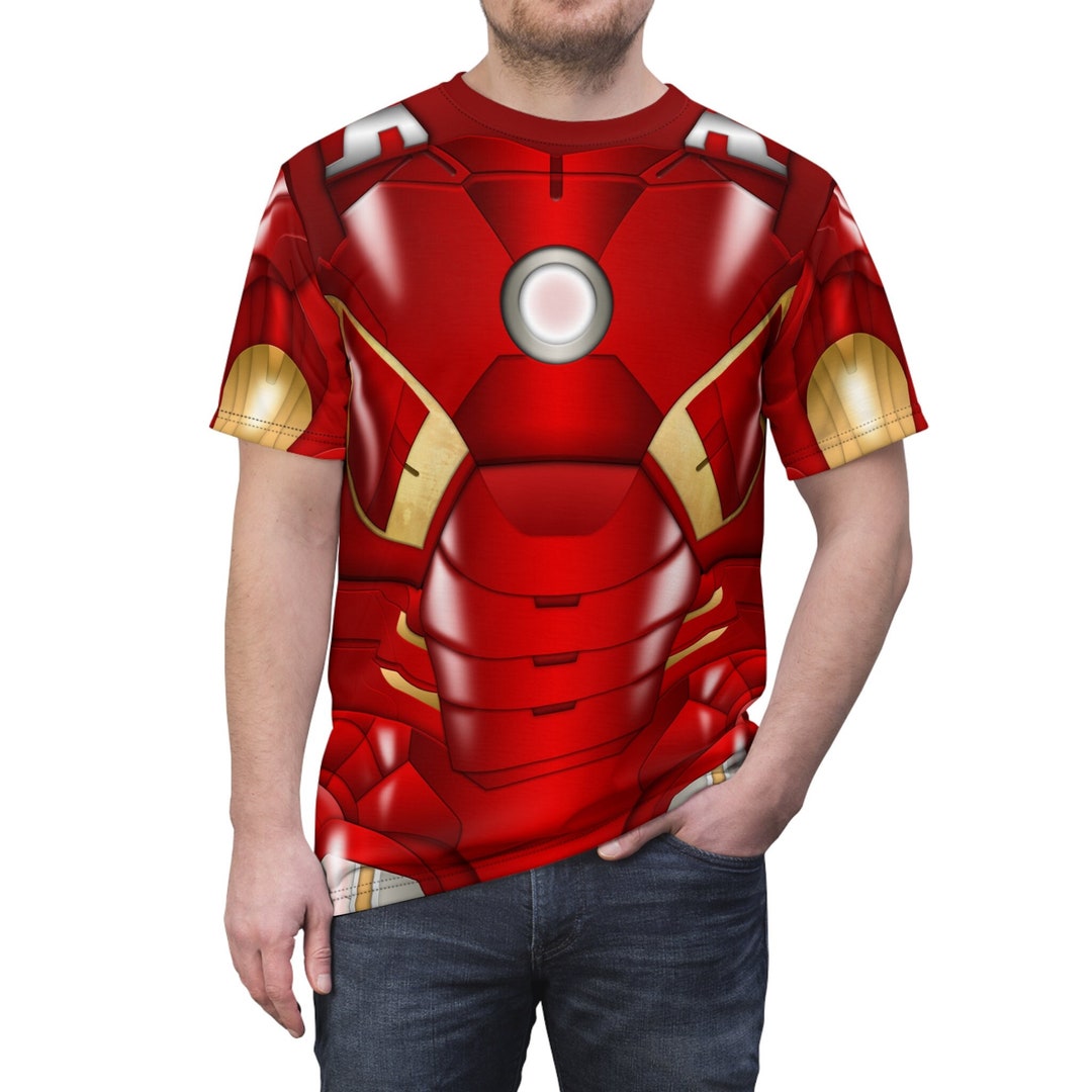Iron Man VII Armor Shirt, Iron Man Mark 7 Costume, Marvel Inspired ...