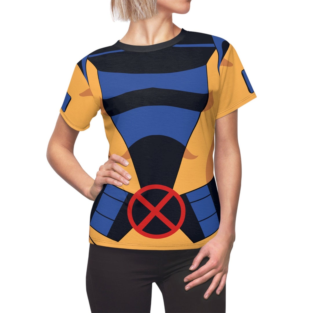 Jean Gray Women's Shirt, Mutants Human Costume, Animated Series 90s ...