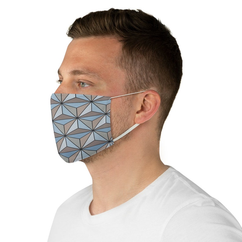 Epcot Spaceship Earth Mask All Over Print Disney Face Mask - Etsy