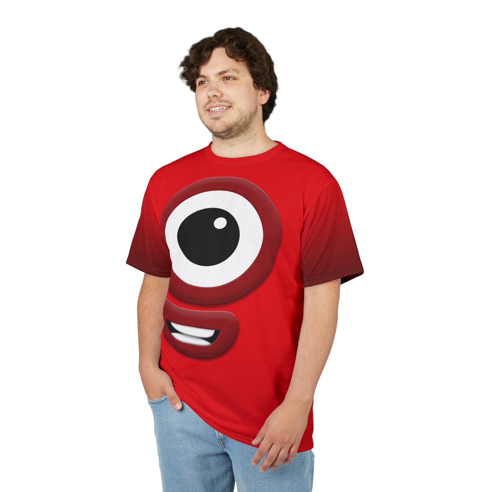 Number One Red Blocks Costume, 1 Block Face Cosplay, Num Characters ...