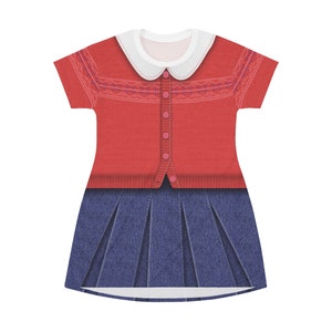 Meilin Lee Short Sleeve Dress, Turning Red Costume, Pixar Mei-mei, New ...