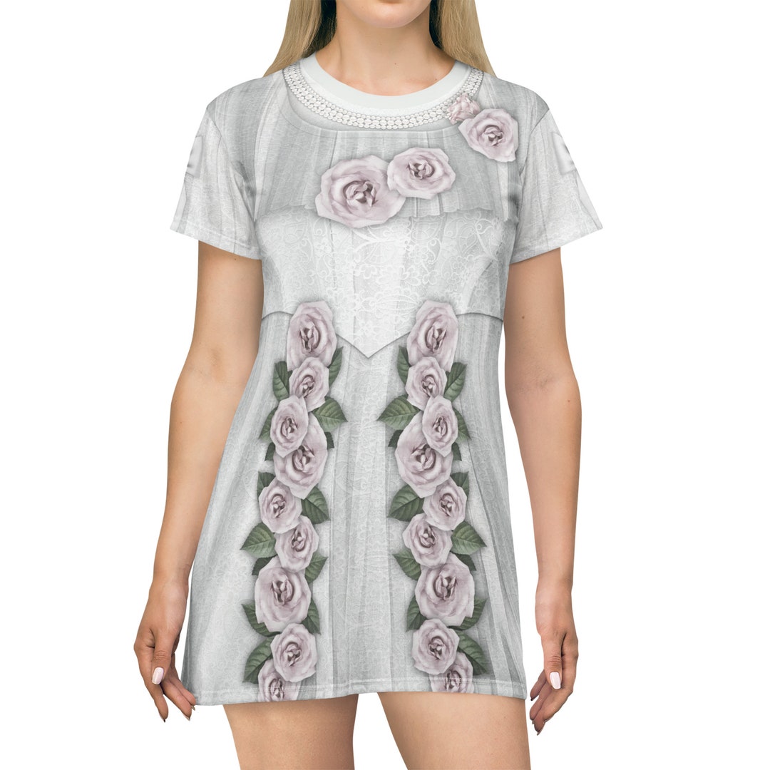 The Bride Short Sleeve Dress, Haunted Mansion 2023 Film Costume ...