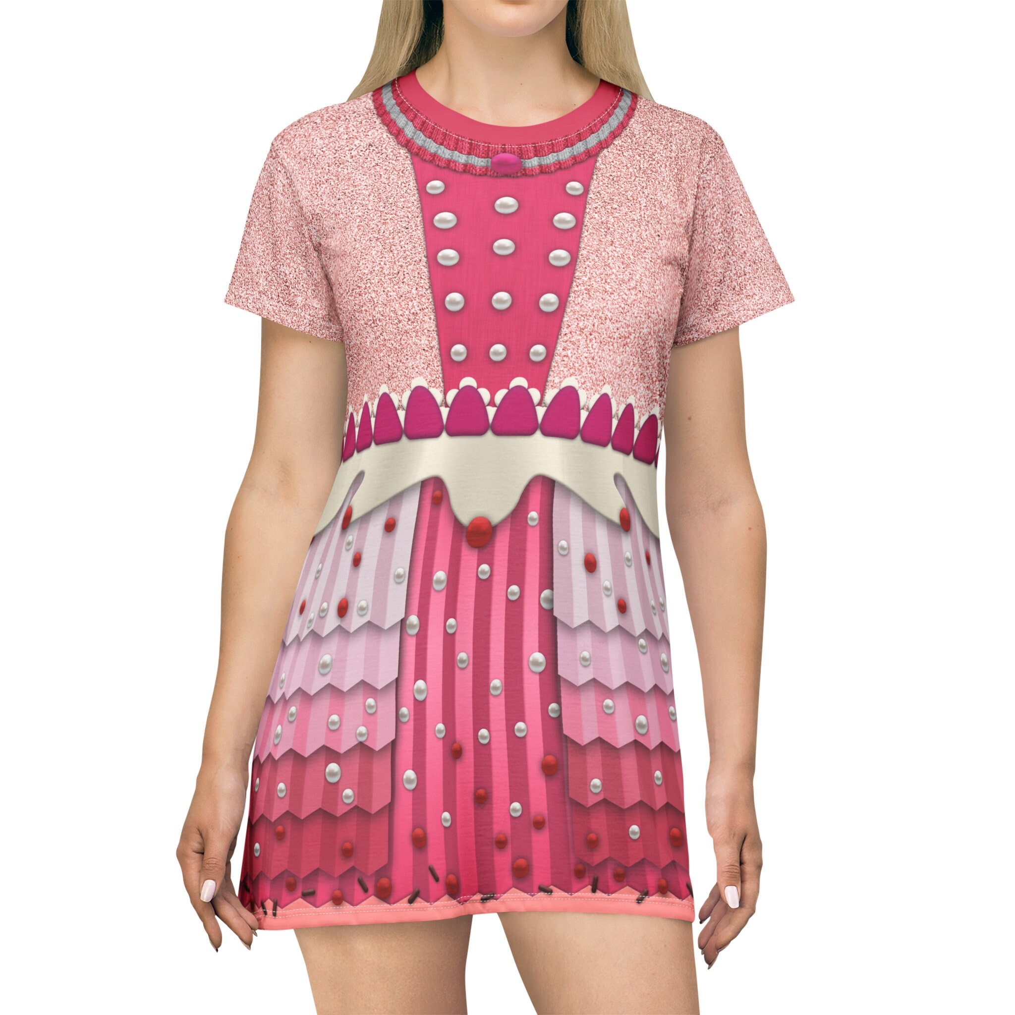 Princess Vanellope Short Sleeve Dress, Wreck-It Ralph 2 Inspired ...