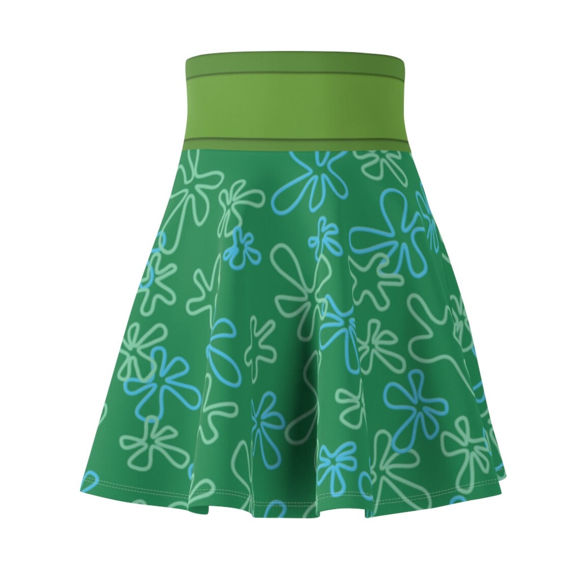 Inside Out Costume, Disgust Women's Skirt, Disney Skirt for Women ...
