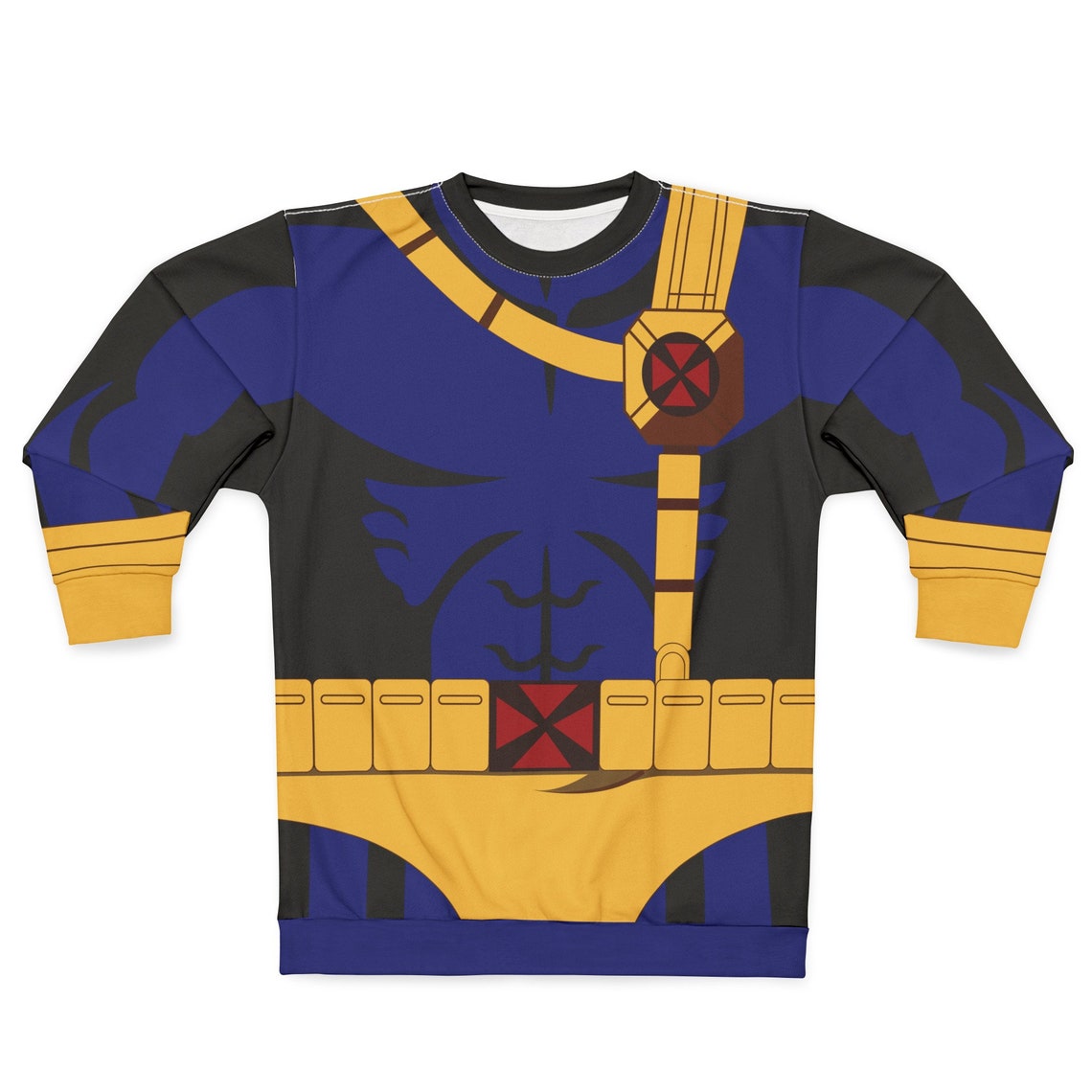 Cyclops Long Sleeve Shirt, Mutant Human Costume, Scott Summers Cosplay ...