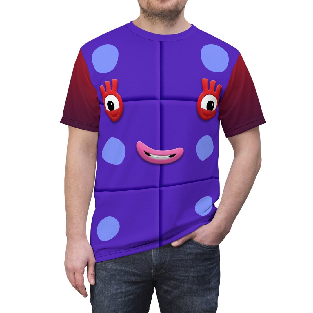 Number Six Purple Blocks Costume, 6 Block Face Cosplay, Num Characters ...