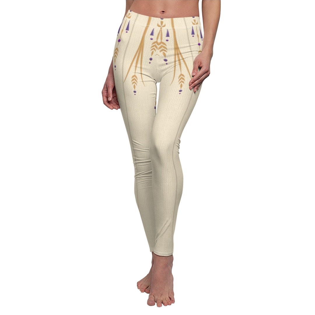Frozen 2 Costume, Princess Anna Cream Ceremony Leggings, Frozen ...