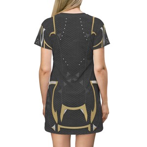 Shuri Black Panther Short Sleeve Dress, Wakanda Forever Costume, MCU ...