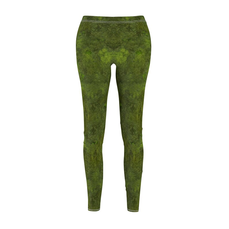 Creeper Face Minecraft Gamer Leggings, Overworld Green Blocks Cosplay ...