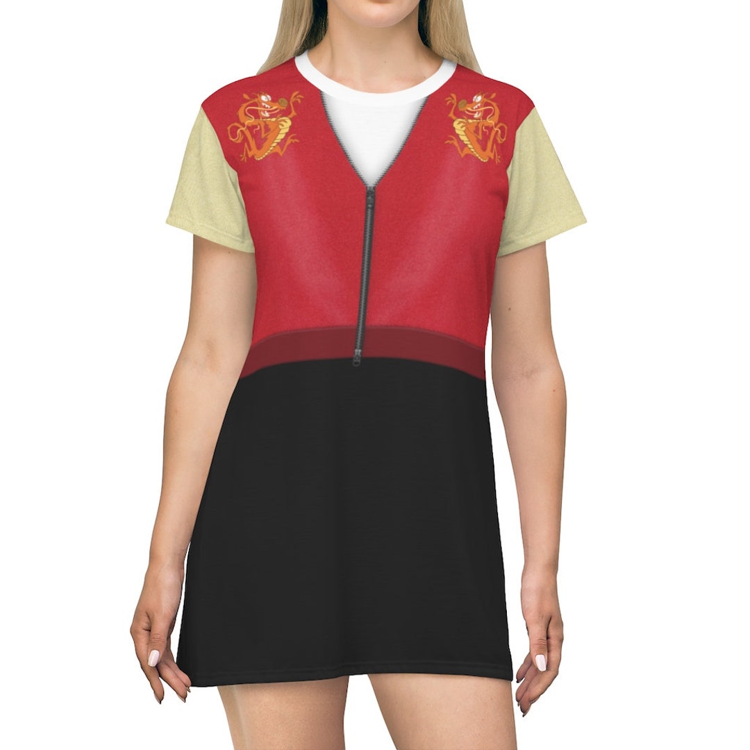 Mulan Comfy Short Sleeve Dress, Ralph Breaks the Internet Cosplay ...