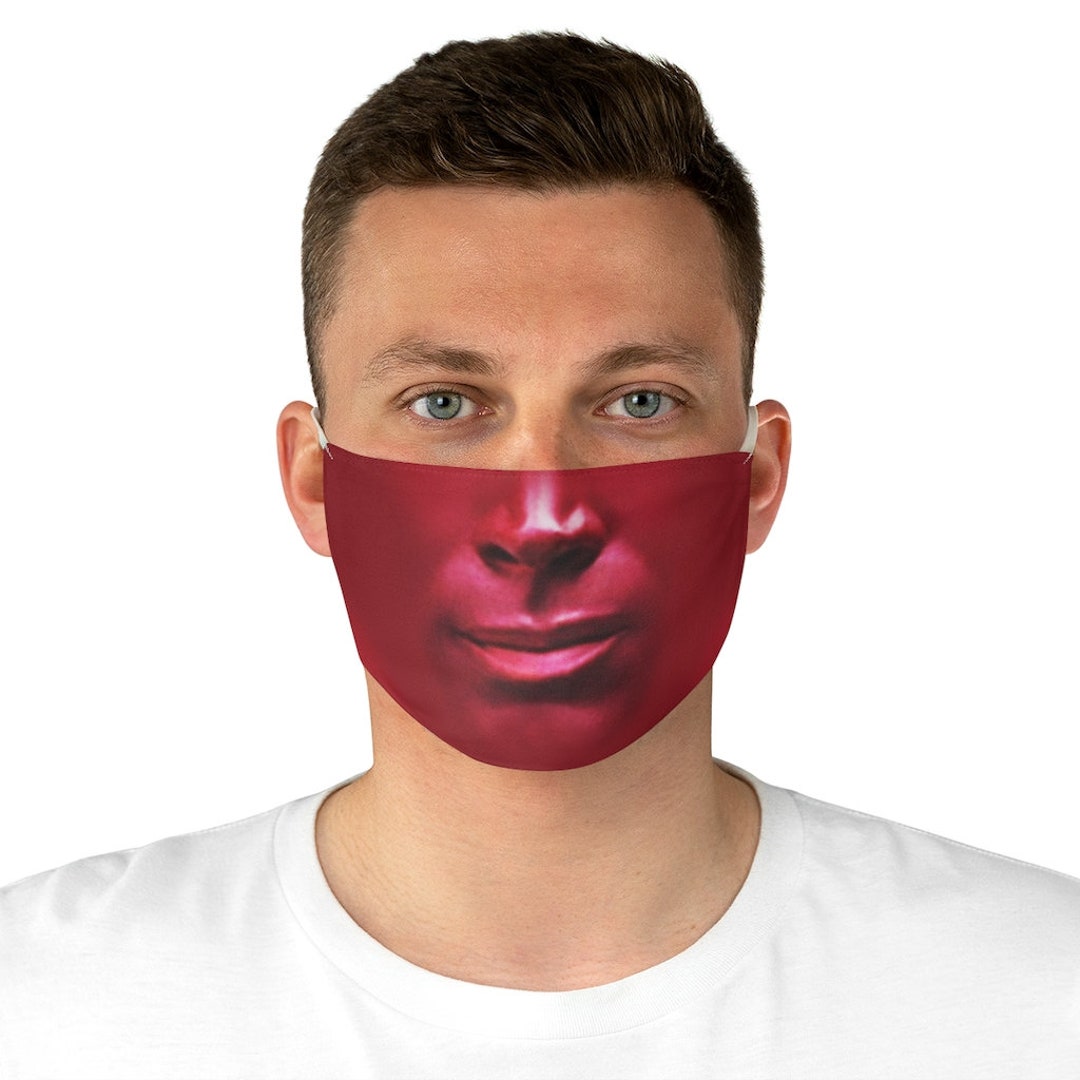 Vision Halloween Face Mask, Wandavision Fasc Mask, All Over Print Face ...