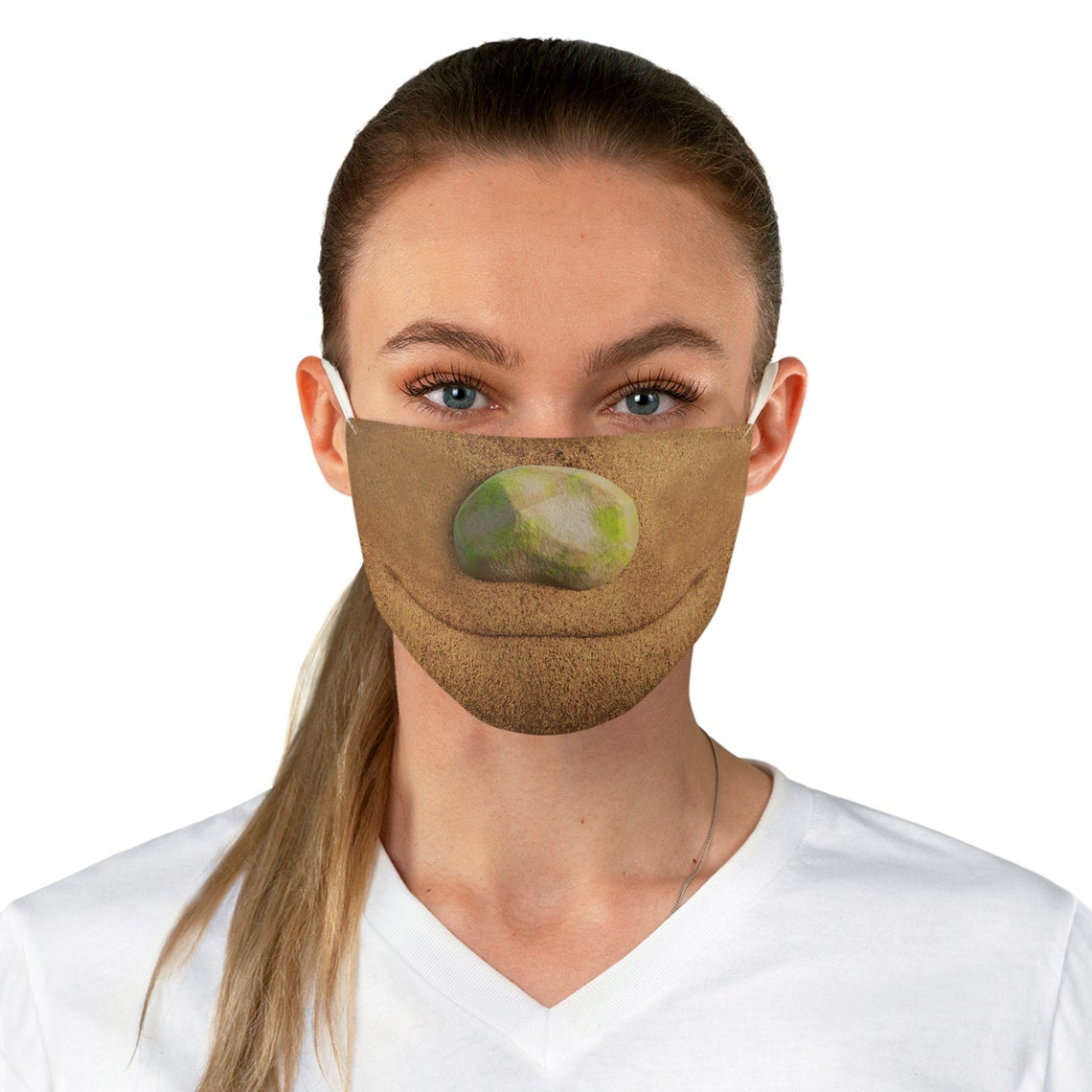 Clod Face Mask, Elemental Inspired Costume, Earth Element Cosplay, Fire ...