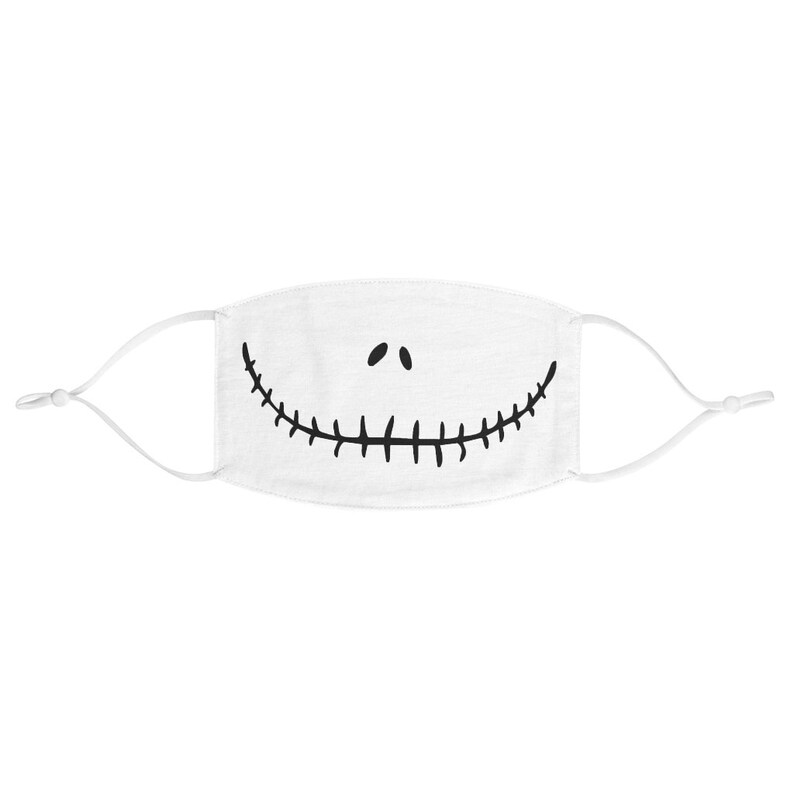 Jack Skellington Face Mask, Nightmare Before Christmas Face Mask ...