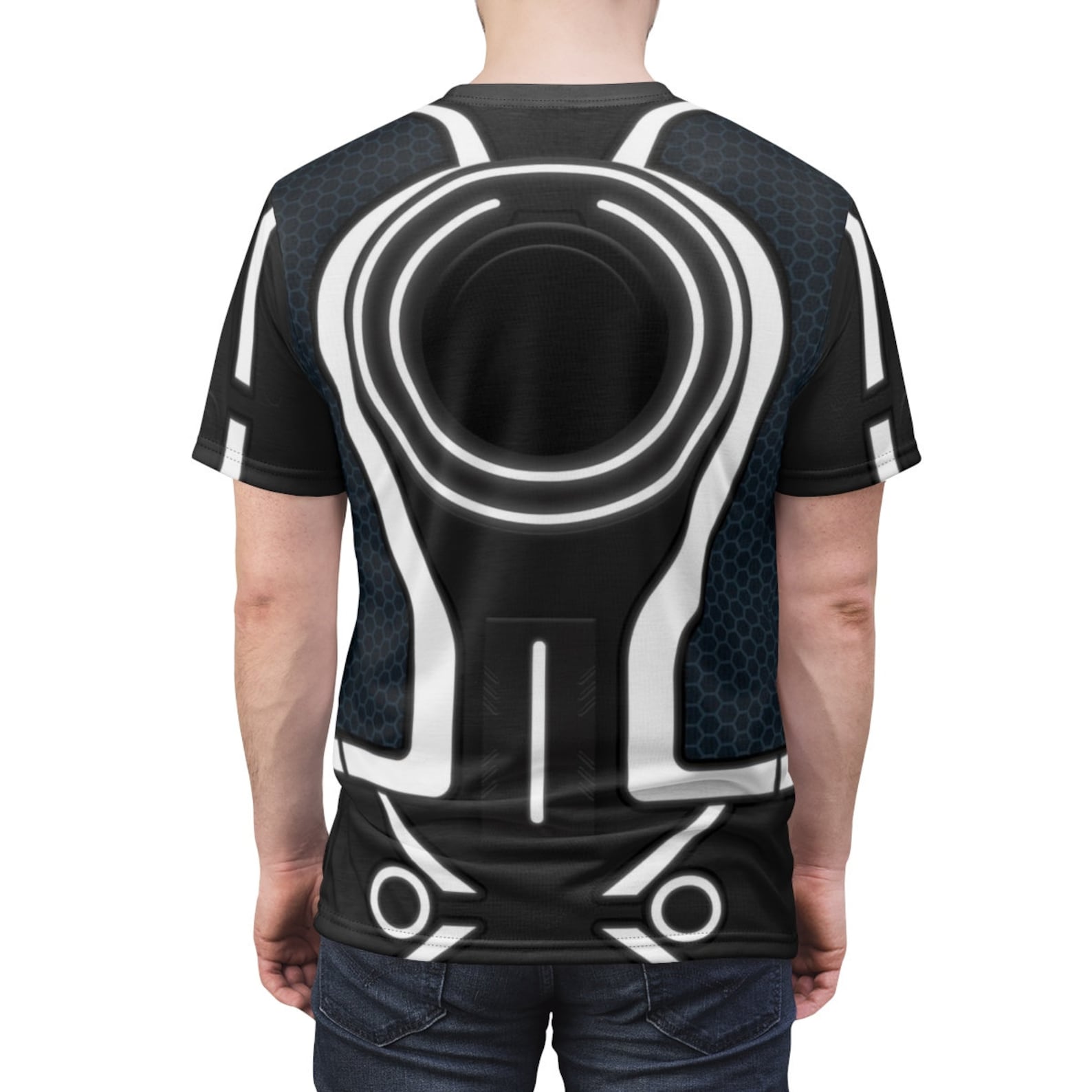 Tron Costume, Sam Flynn Shirt, Tron Shirt, Tron Cosplay, Tron Legacy ...