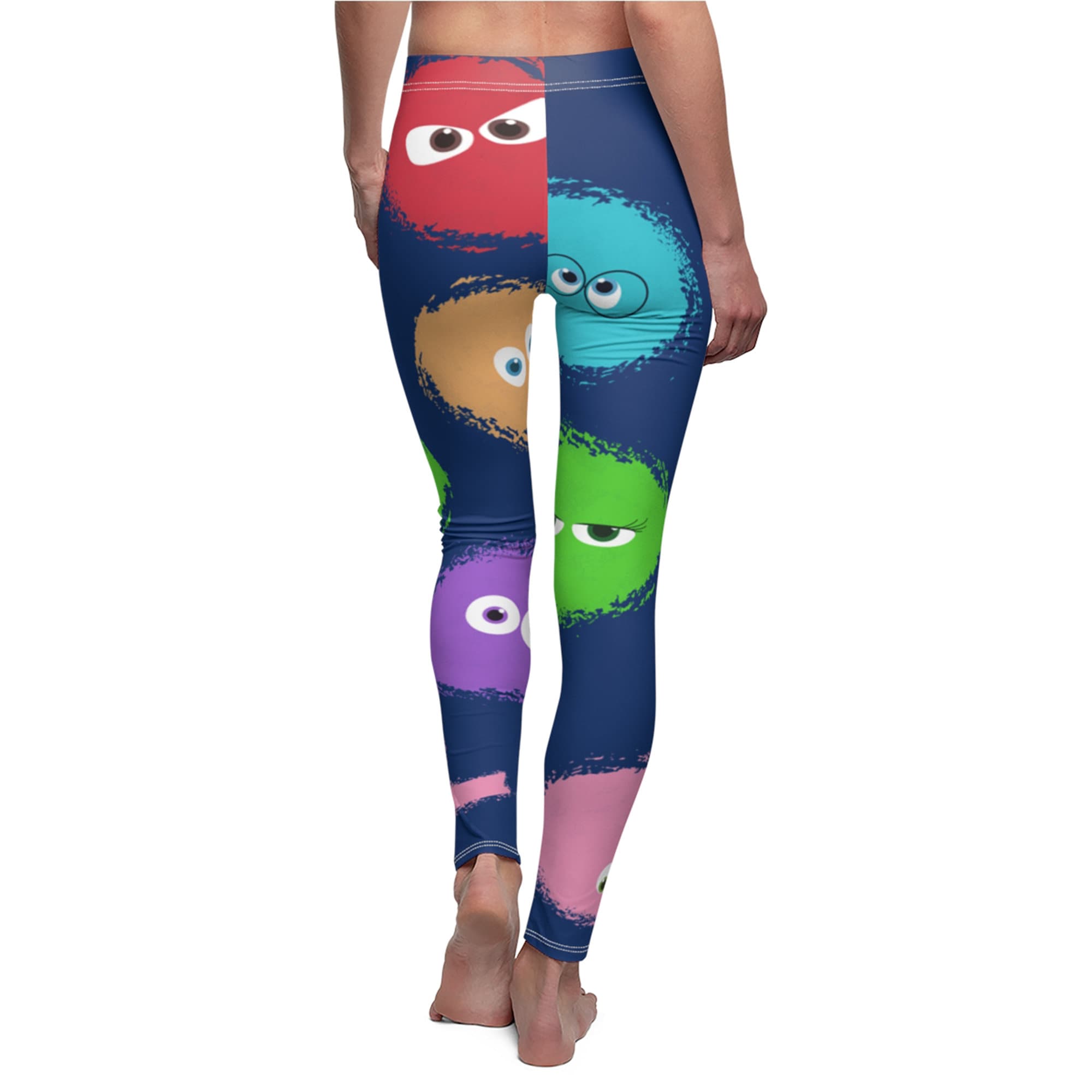 Inside Out Costume, Emotions Pattern Leggings, Magic Kingdom Leggings ...