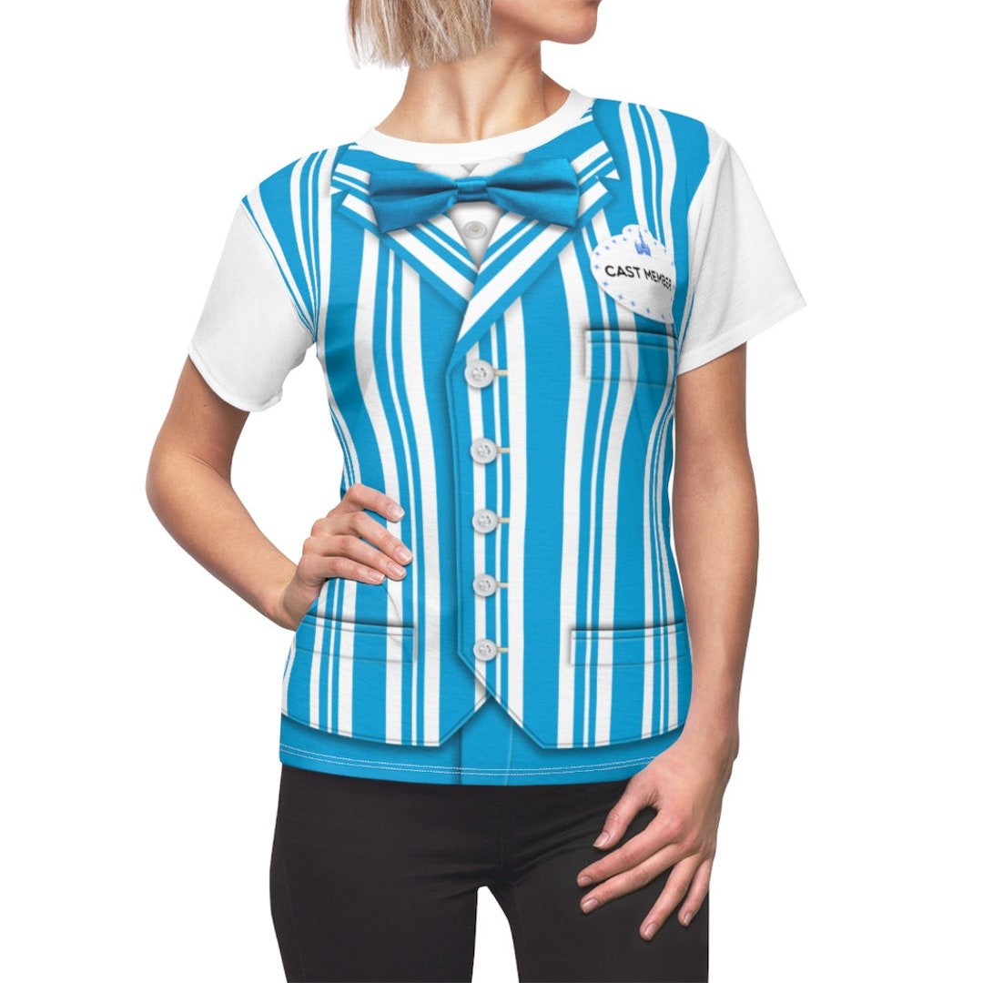 Chemise bleue Dapper Dan pour femme, costume The Dapper Dans, chemise ...