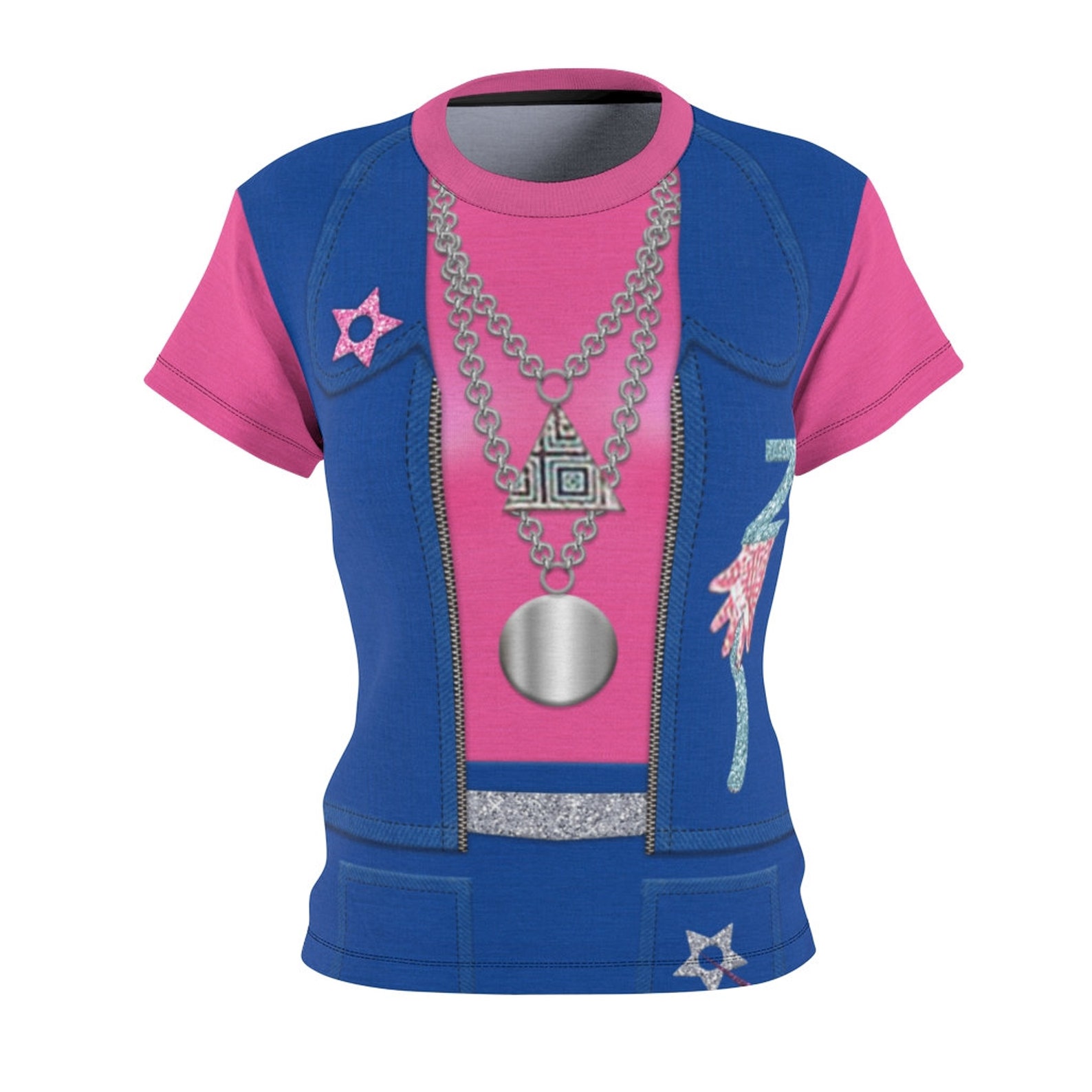 Zenon Costume Zenon Kar Pink and Blue Women Shirt Girl of - Etsy
