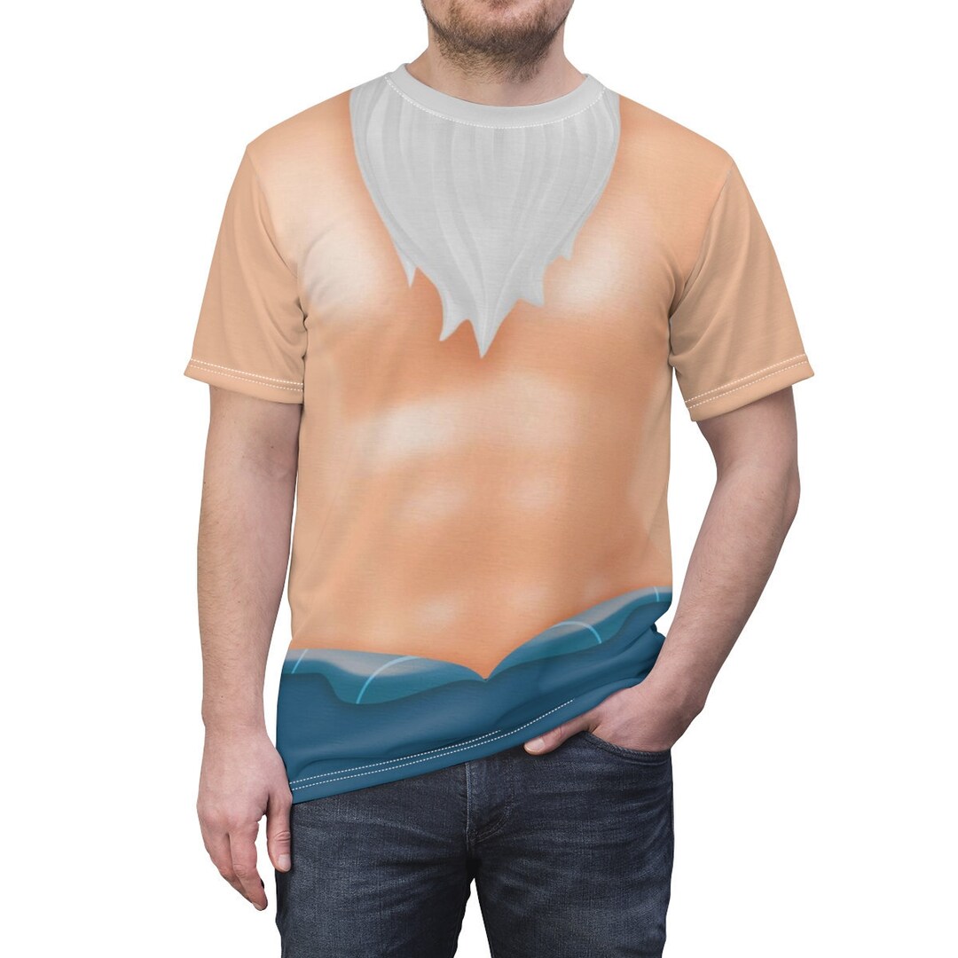 King Triton Shirts, the Little Mermaid Costume, King Triton Costume ...