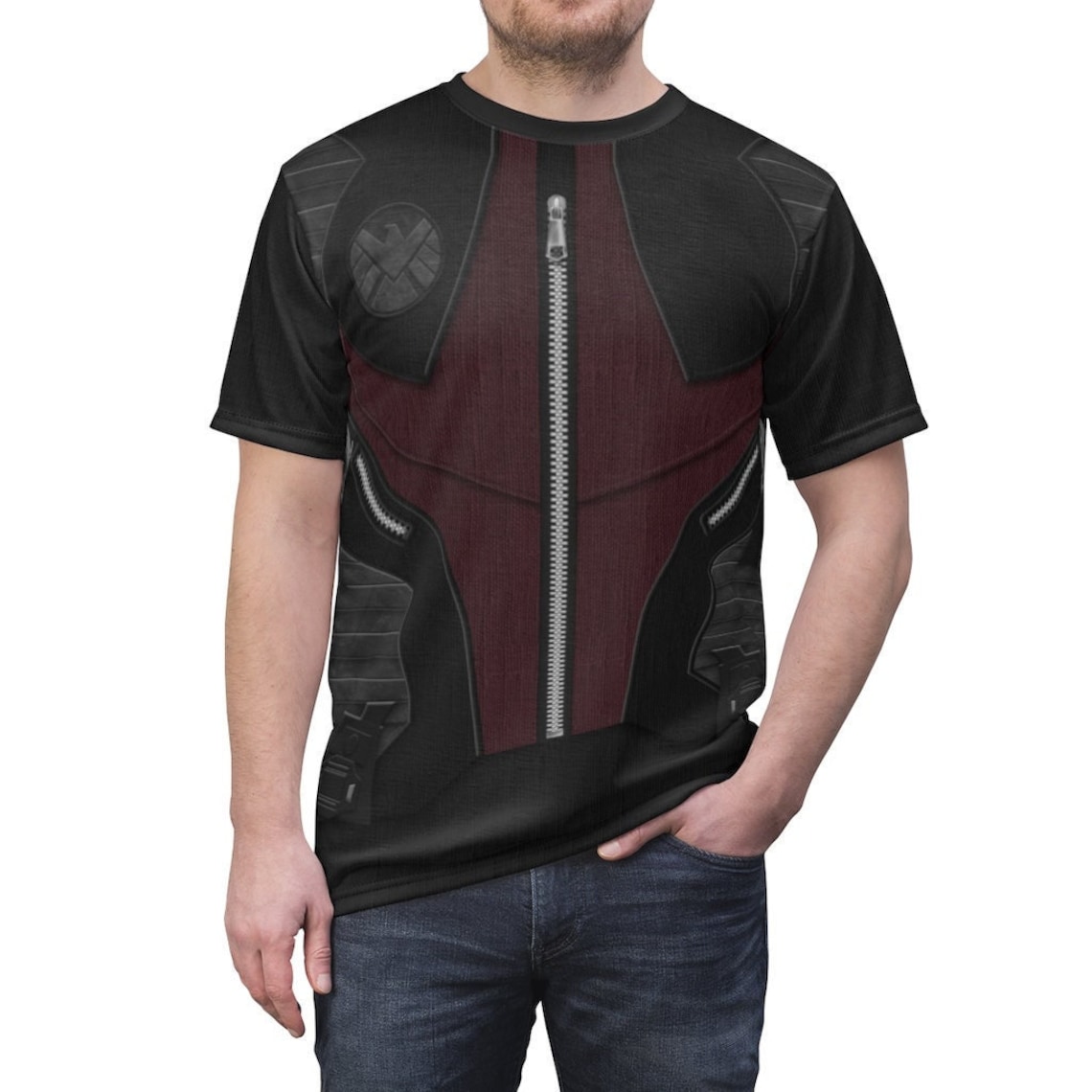 Hawkeye Shirt the Avengers Costume Disney Men Shirts Marvel - Etsy