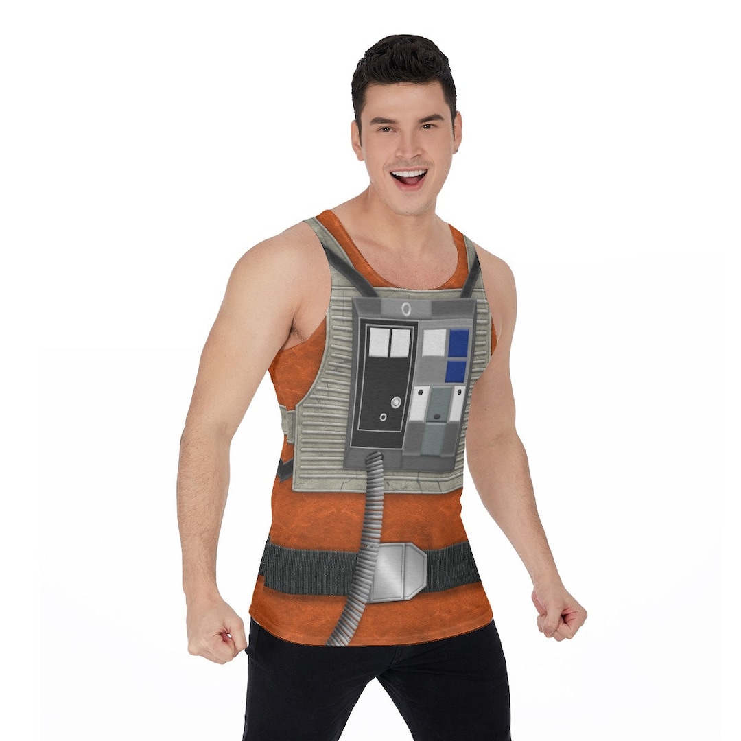Luke Skywalker Tank Top, Star Wars Rebel Flight Suit Unisex Costume ...