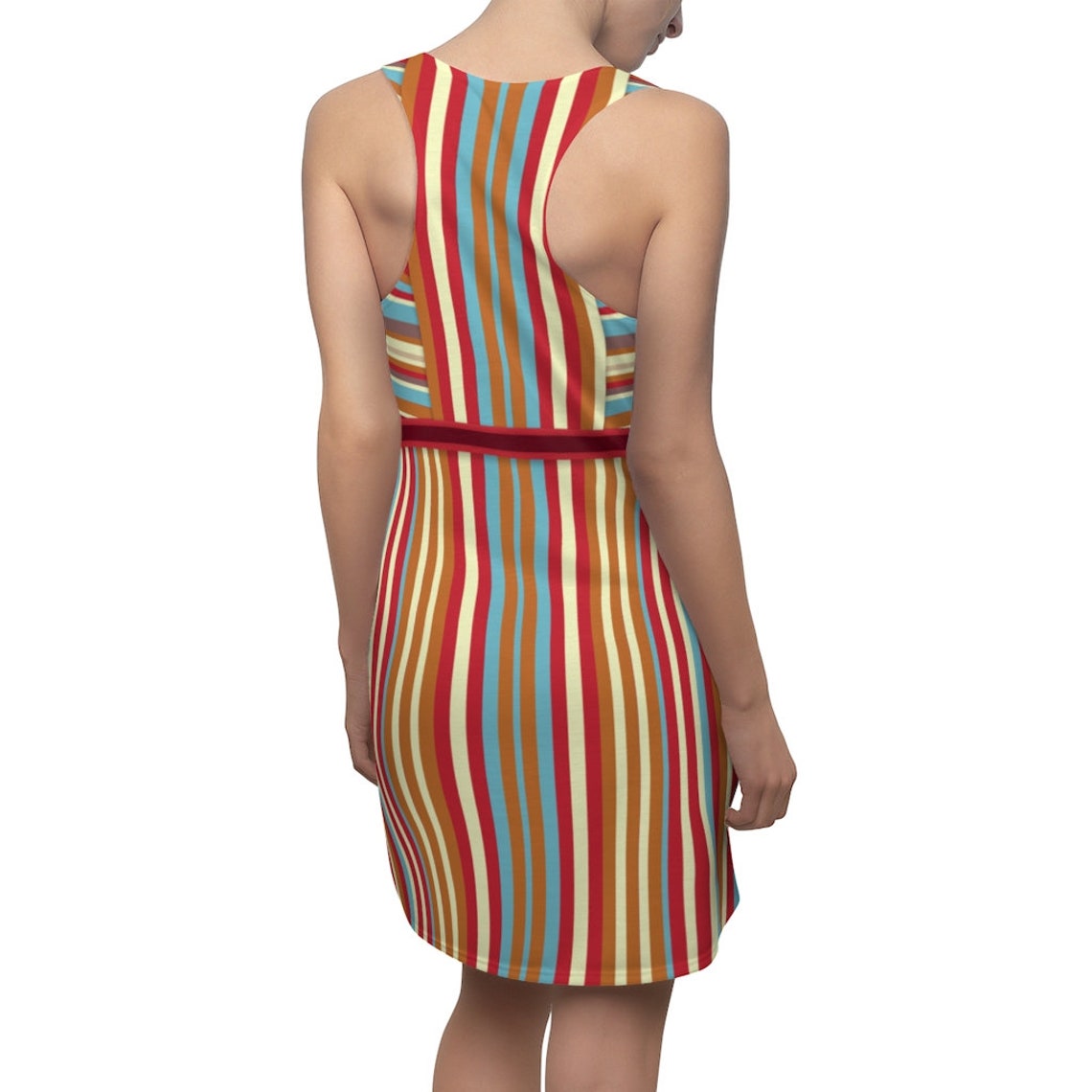 Wandavision Series Costume Wanda Retro Stripes Dress Wanda - Etsy